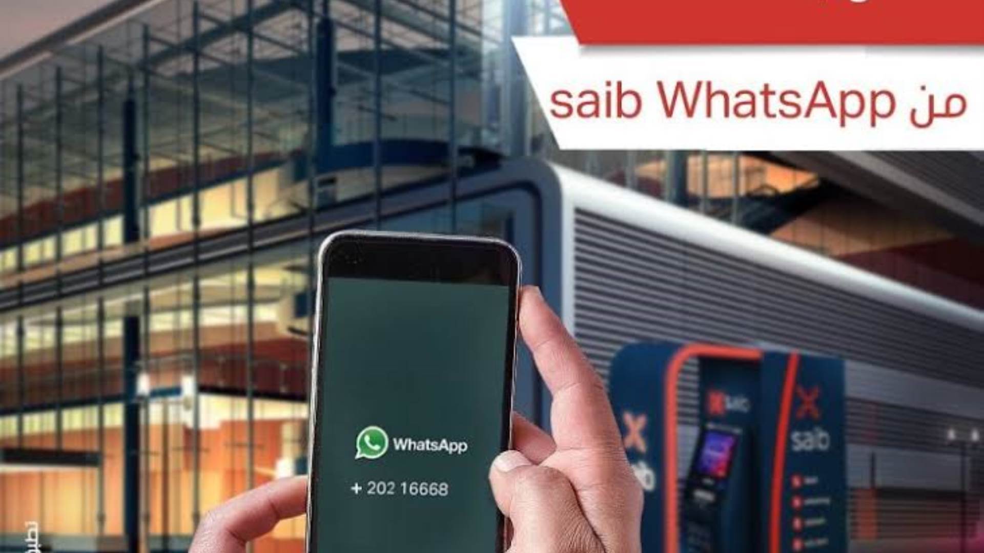 FirstBank | تعرف علي خدمة WhatsApp for business من بنك «saib»